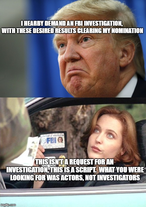 The Three Letter agency he was looking for was probably SNL - Imgflip