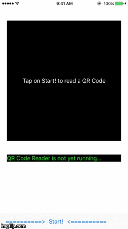 GitHub - ChitralekhaYellewar/QRScanner: A objective c example to scan QR code using AVFoundation ...