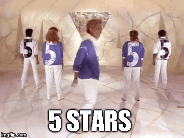 5 Stars- Dance- Loved It - Imgflip