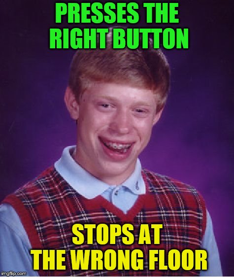 Btw, repeatedly jamming the correct button, in hopes of it canceling ...
