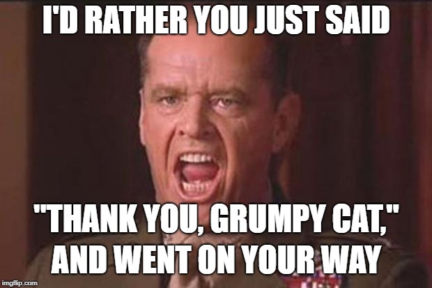 Grumpy Cat Meme - Imgflip