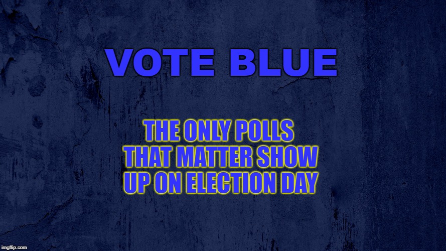 the only polls that matter show up on election day - Imgflip
