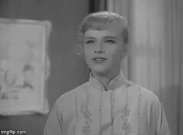 Not sure if she's scared or shocked... - Imgflip