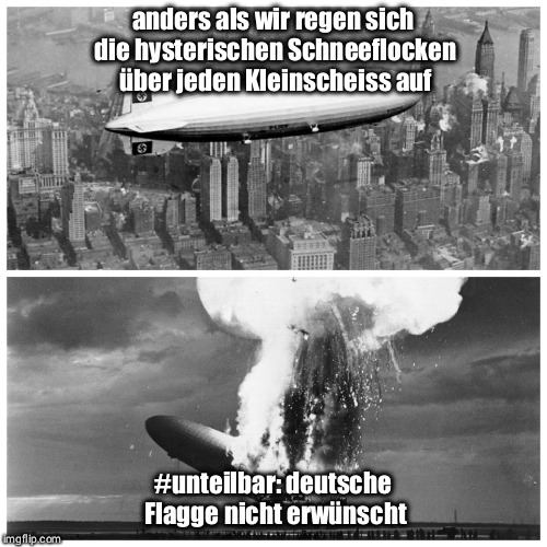 Hindenburg Before/After - Imgflip