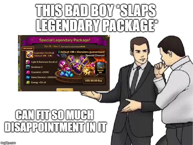 Car Salesman Slaps Hood Meme - Imgflip