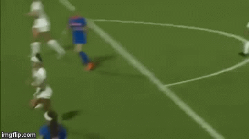 Now that's what you call a "Shoestring Tackle" - Imgflip