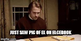 just saw pic of ex on facebook - Imgflip