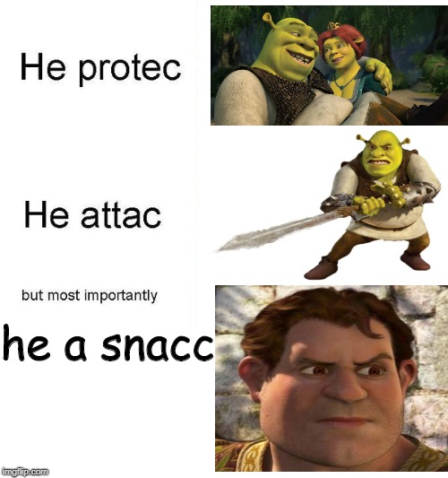 he protec - Imgflip