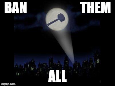 Ban hammer - Imgflip