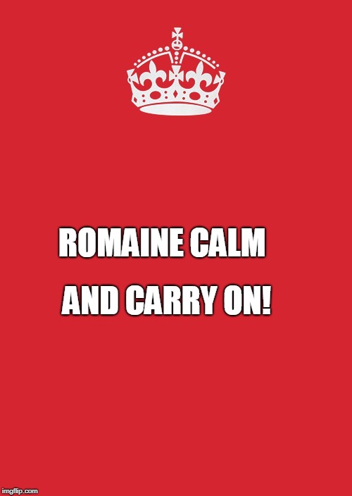 Keep Calm And Carry On Red Meme - Imgflip