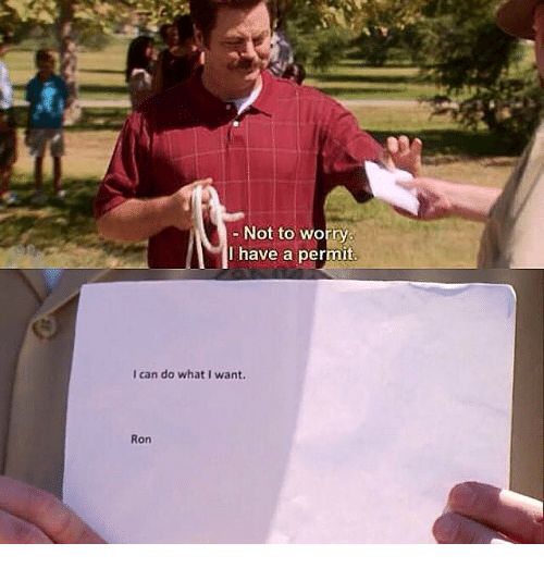 I Have A Permit Blank Template Imgflip
