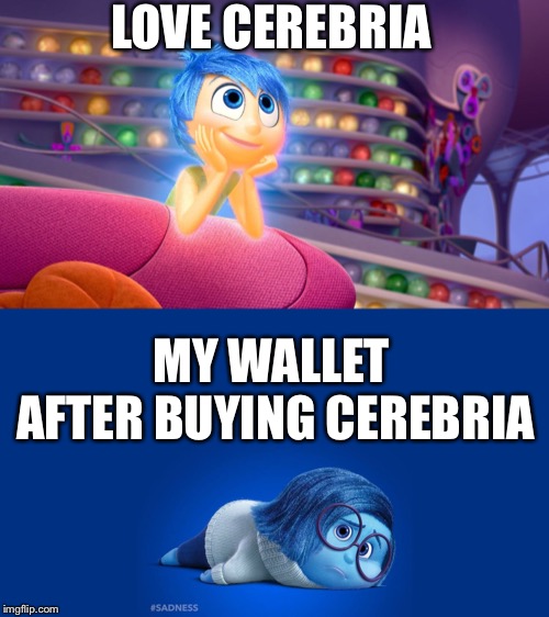 Inside Out Joy vs Sadness - Imgflip