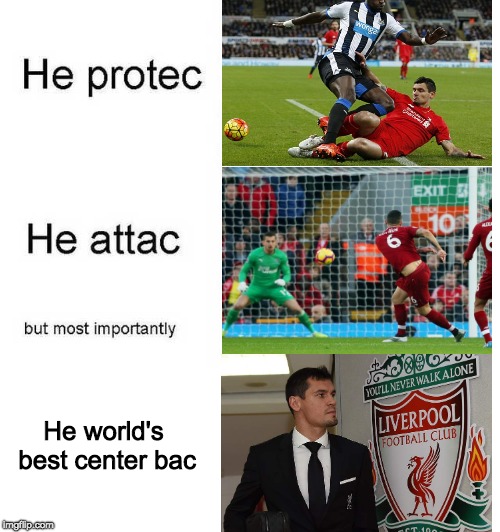 He protec he attac but most importantly - Imgflip