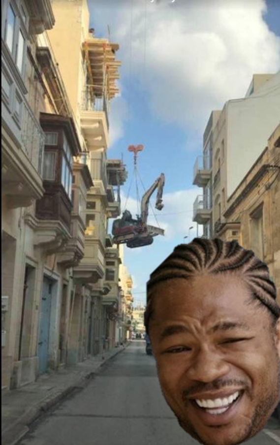 Xzibit Excavator Blank Template Imgflip