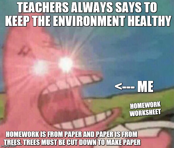 glowing eyes patrick - Imgflip