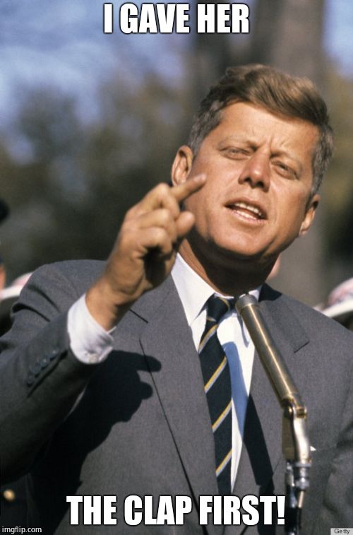 Pelosi gives Trump the clap - Imgflip