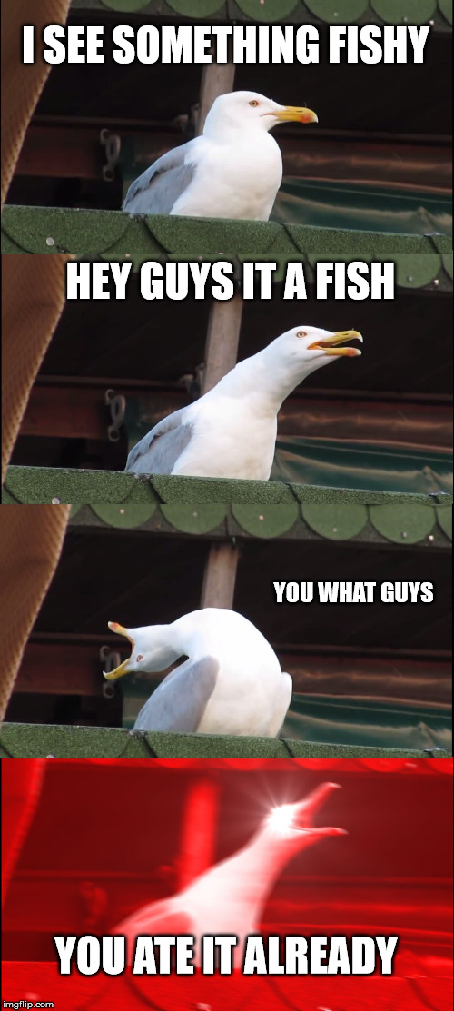 Inhaling Seagull Meme - Imgflip