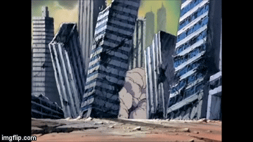 Crumbling Building Gif