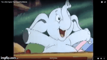 Perky the Elephant from "The Little Engine that Could" (1991) - Imgflip