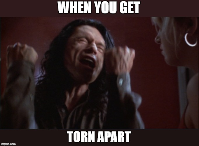 You are tearing me apart! - Imgflip