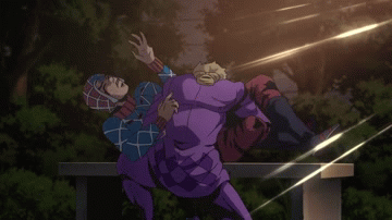 Narancia sees Giorno and Mista - Imgflip