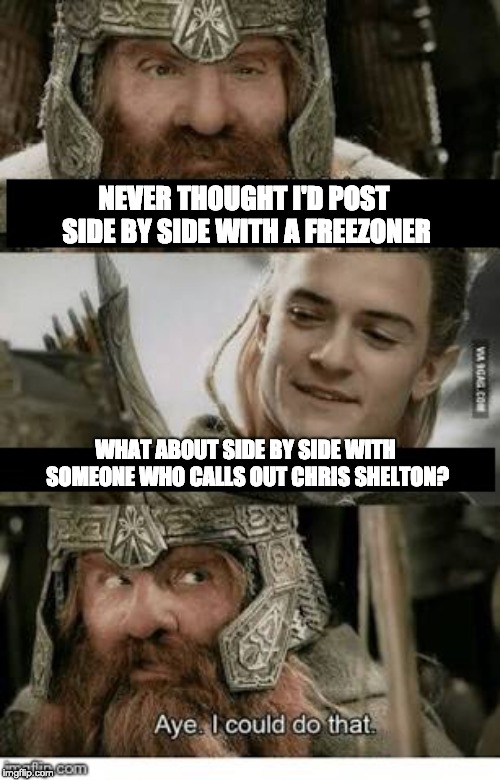 Gimli and Legolas blank - Imgflip