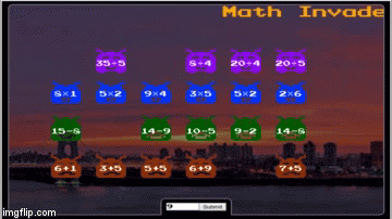 Math Invaders - Imgflip