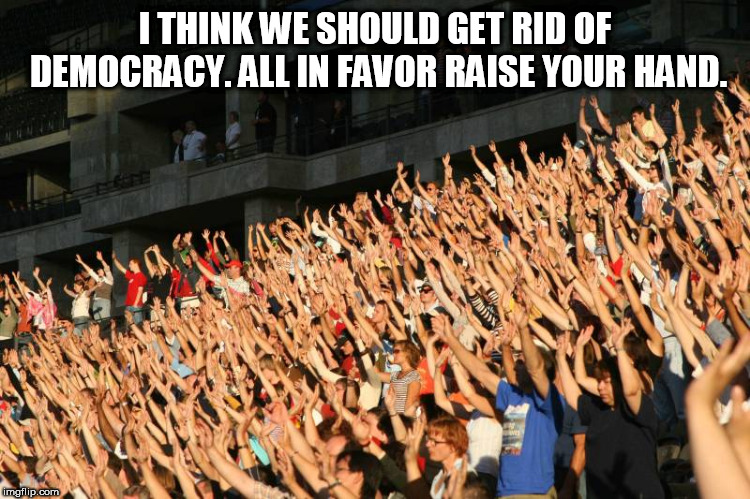 hands raised - Imgflip