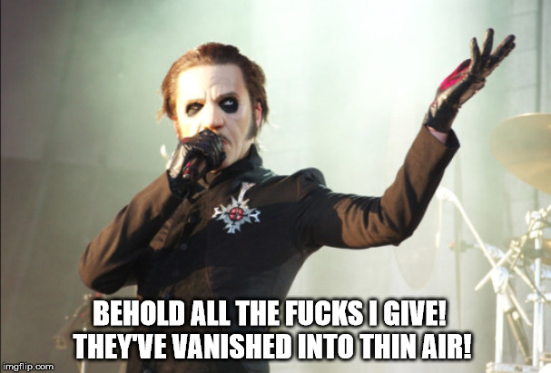 Cardinal Copia does not care what you think. - Imgflip