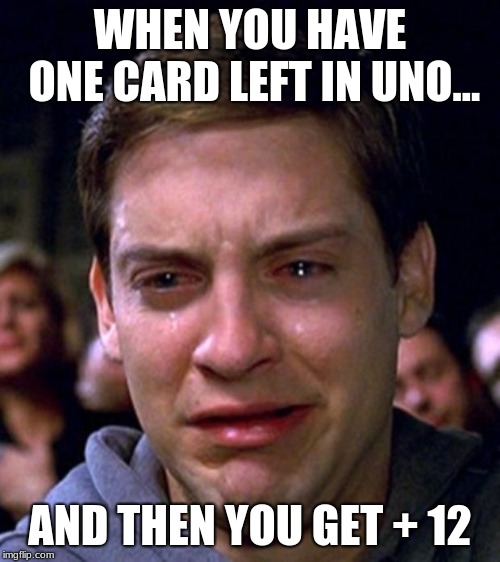 crying peter parker - Imgflip