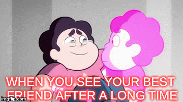 When You See Your Best Friend After A Long Time - Imgflip