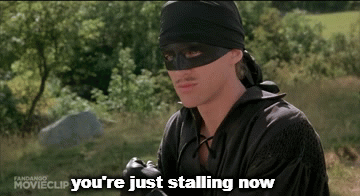 You're just stalling now - Imgflip