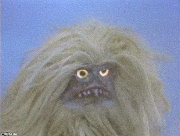 Annoyed and confused Yeti - Imgflip