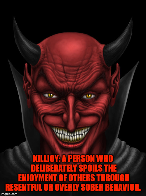 An absolute killjoy - Imgflip