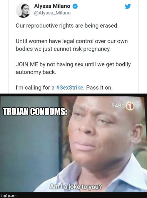 Alyssa Milano off the deep end - Imgflip