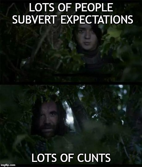 When you try to discuss Season 8 on a certain kneeler sub - Imgflip