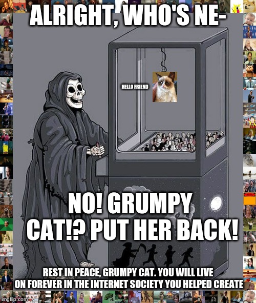 Grim Reaper Claw Machine Imgflip