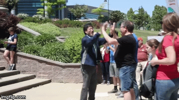 High five troll - Imgflip