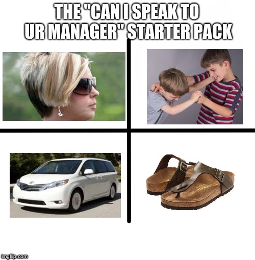 Starter Pack Meme Template