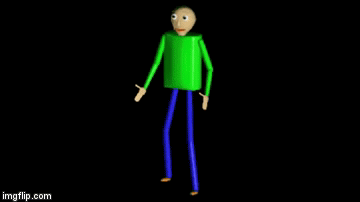 When you win Baldi's Basics Hard Mode - Imgflip