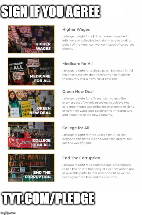 Progressive Pledge - Imgflip