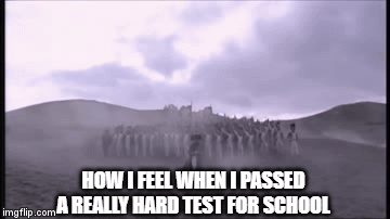 Had it today after a test I long prepared for. Feels so good. - Imgflip
