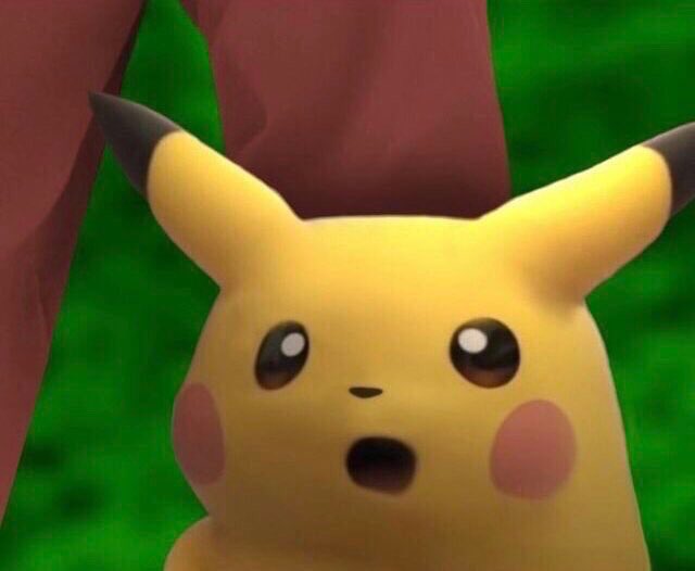 Surprised Pikachu The 3D Ultra HD Version Blank Template Imgflip