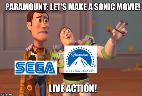 Sega doesn't like where this is going - Imgflip