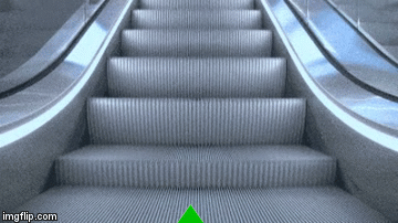 upvote escalator - Imgflip