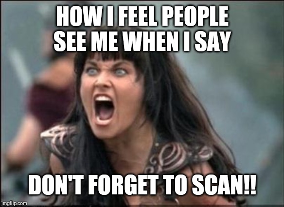 Angry Xena - Imgflip