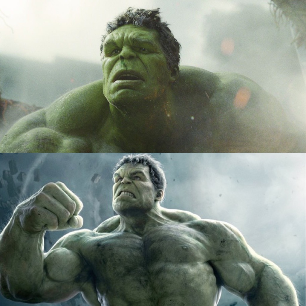 Hulk Sad Vs Angry Blank Template Imgflip