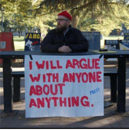 I Will Argue Blank Template Imgflip