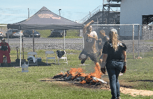 Warrior Dash Fire Jump! - Imgflip
