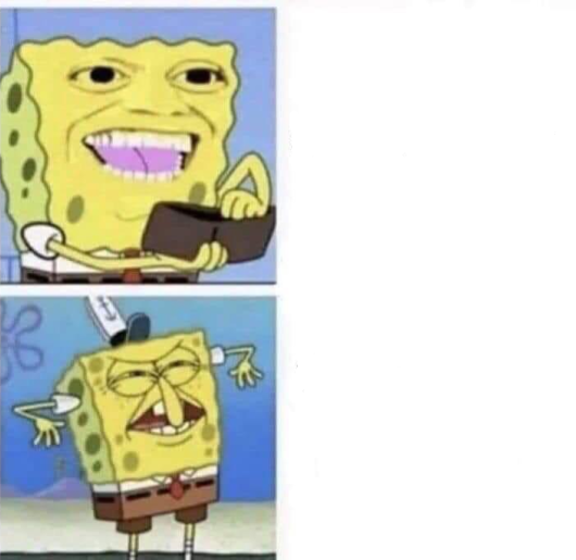 Spongebob Wallet Blank Template Imgflip